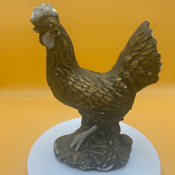 Vintage | Accents | Vintage Plaster Rooster Bank Farmhouse Rural Farm ...